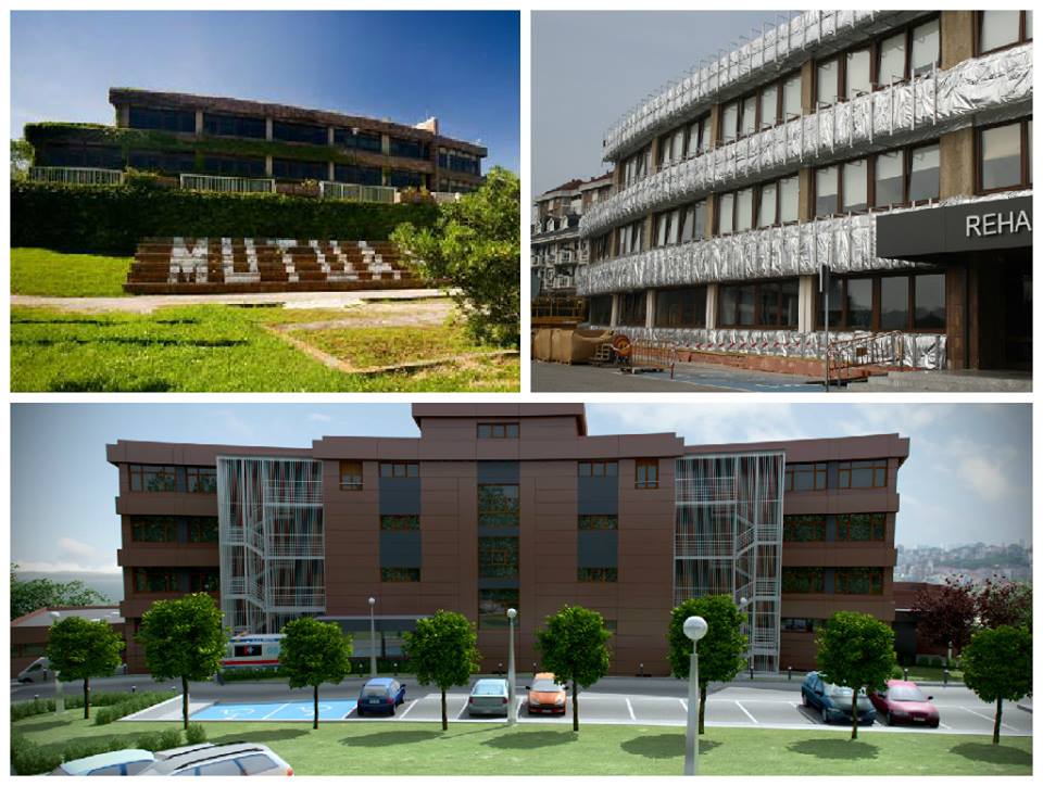 Grupo Coliseum. Instalación fachada ventilada ligera de composite en ...